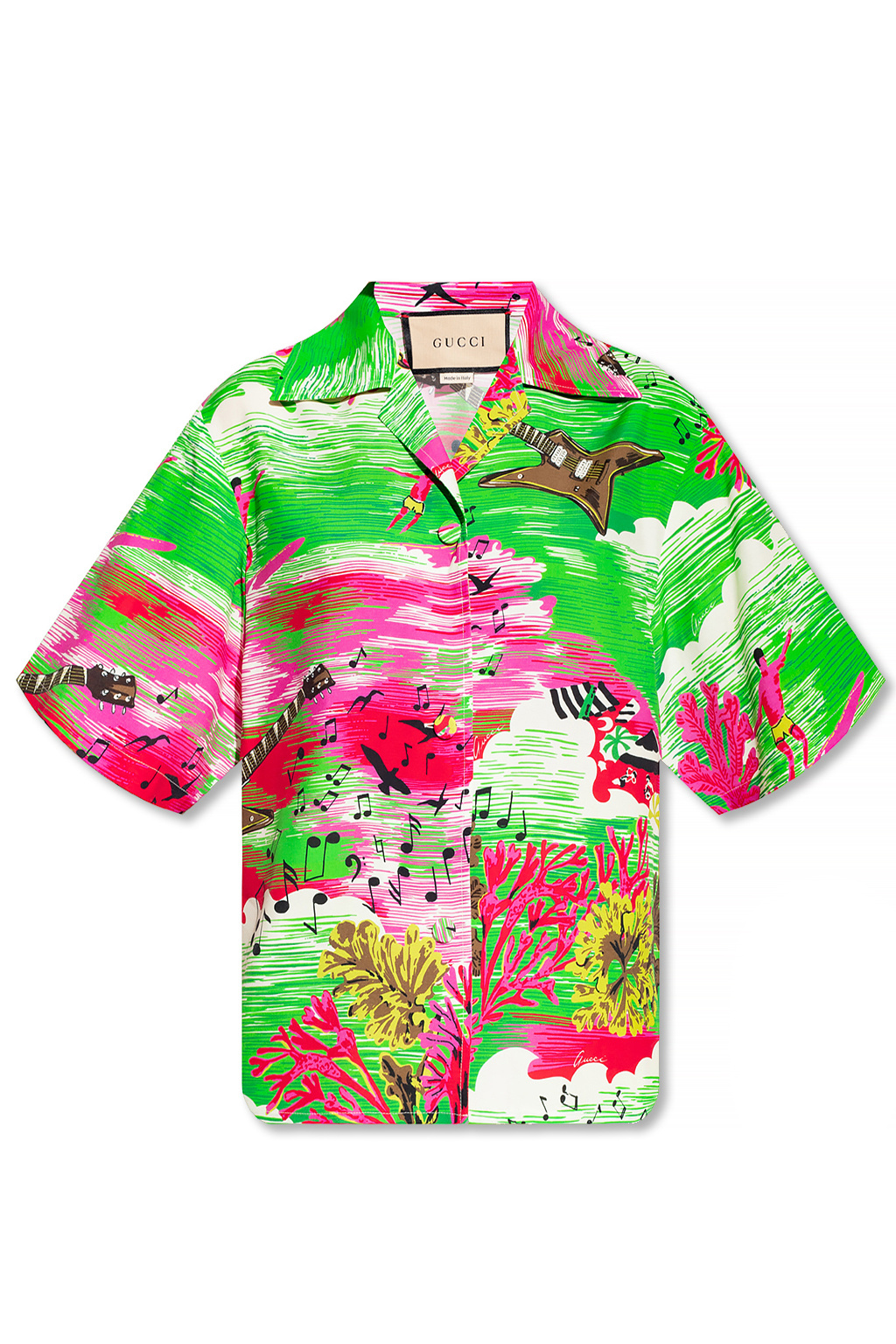 Gucci Printed shirt | zegarki damskie cover gucci Gucci Printed shirt | zegarki damskie cover gucci